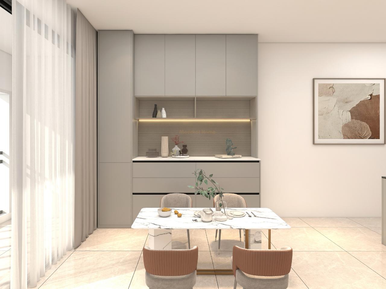 Luxury Custom Cabinet Project at Parc Clementi Condo, Singapore