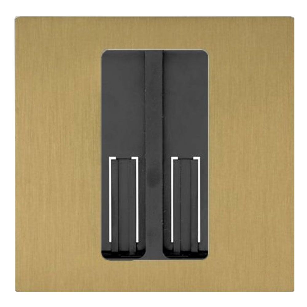 Lutron RA2 Select Square-Style Pico Faceplate Mental LPFP-S1 | Meerkat Home