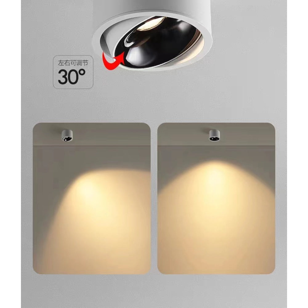 Adjustable Anti-glare Ultra Thin Surface Mounted Led Spotlight 10W ...