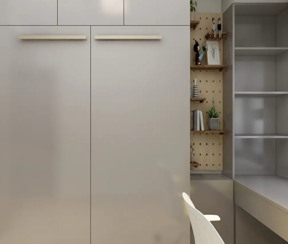 Clean Lines Custom-made Study Room Cabinet Design in Minimalist Style ...